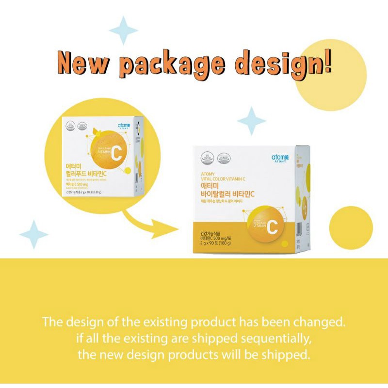 Vitamin C Color Food Korea 500mg Malaysia 550mg 1000mg Atomy 艾多美彩色维生素C ...