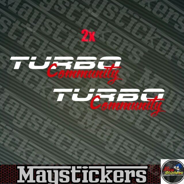 Car sticker body racing (TURBO ) | Shopee Malaysia