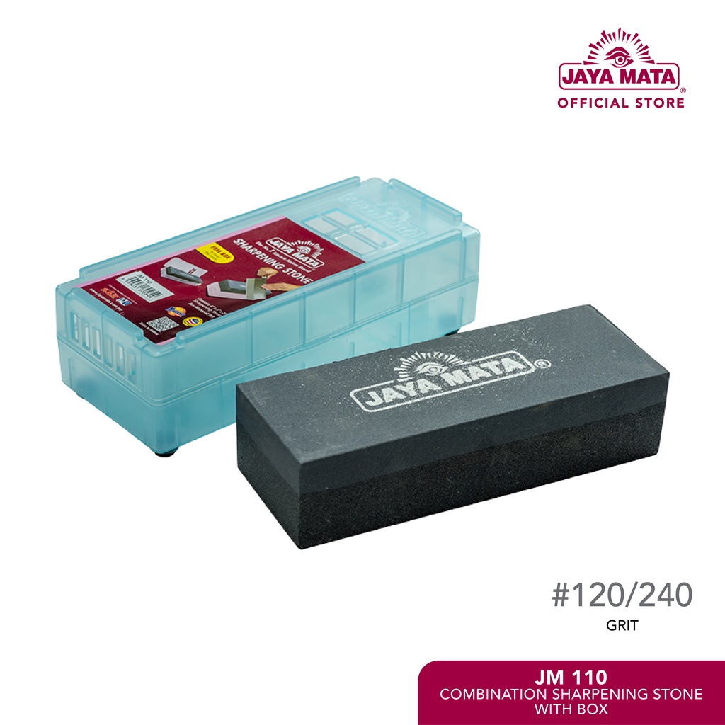 JAYA MATA Combination Sharpening Stone Grit #120/240 JM110 | Shopee ...