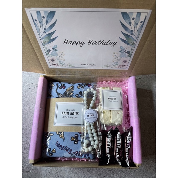 Hari Raya Ramadan gift set,Hadiah perempuan,Kain batik gift set,Batik ...