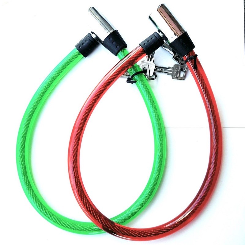 Bicycle Lock / Motorcycle Anti-Theft Cable Safety-Cycling Security Lock ...