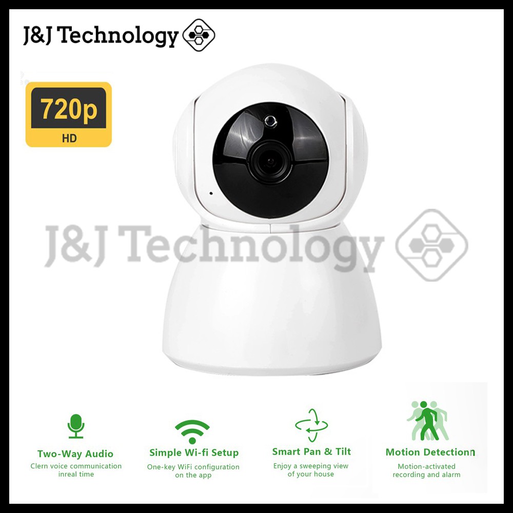 JNJ Technology Aliens IP Camera 720p HD WiFi CCTV Security WiFi ...