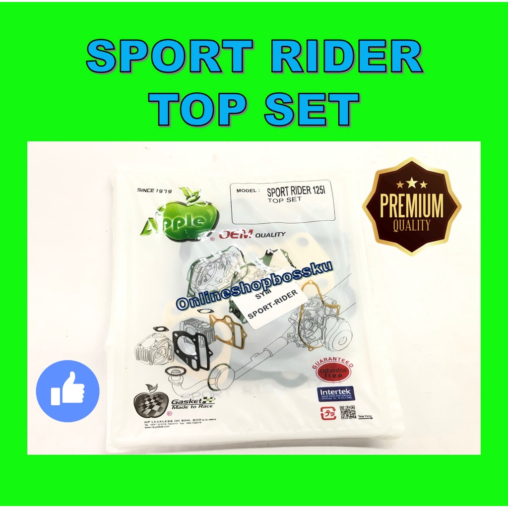 SPORT RIDER TOP SET APPLE SPORT RIDER 125I GASKET TOP SET NP SYM SPORT ...