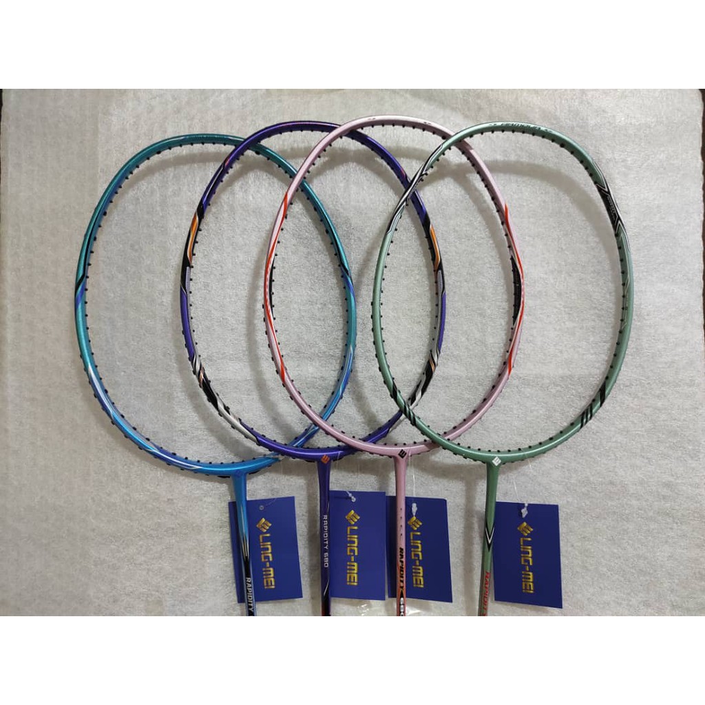 LING MEI Rapidity 680 / Tiger Badminton Racket with Grip (100% Original ...