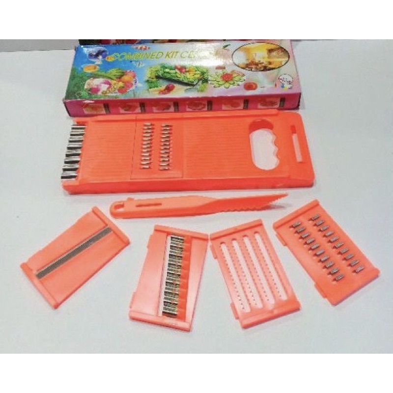 Plastic Mandoline Slicer Cutter Grater Set / Sagat Plastik Serbaguna ...