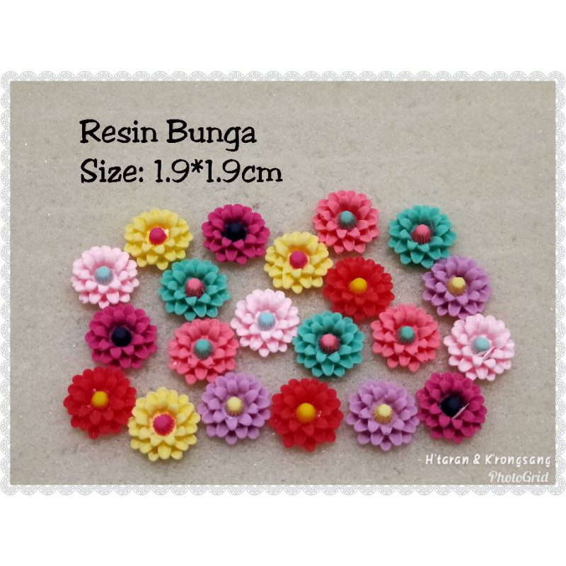 Resin Bunga (20pcs) | Shopee Malaysia