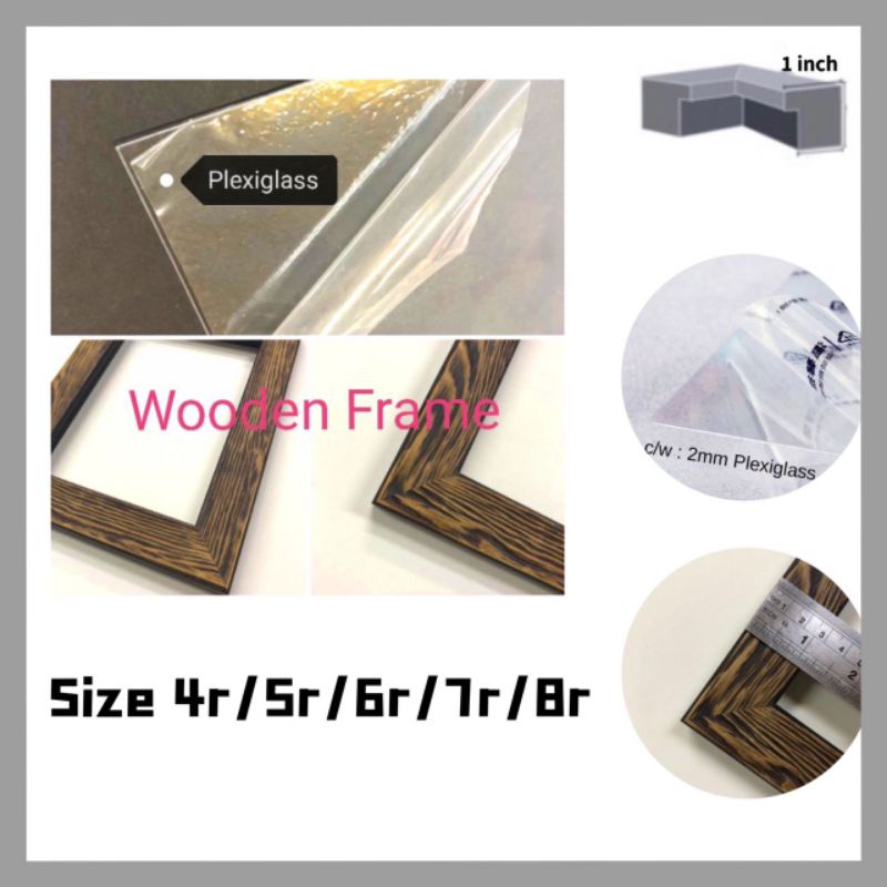 Frame sizes (2r/3r/4r/5r/6r/8r/8rw/A4) | Shopee Malaysia