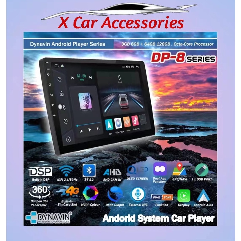 Dynavin DP8 Series 9"/10" Andriod Player With 4G LTE,QLED ,DTS Sound ...