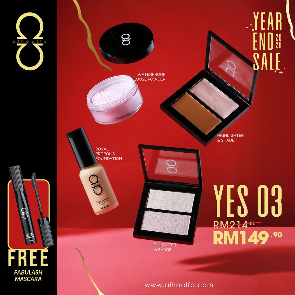 🔥(YEAR END SALES) ALHA ALFA SET YES 03 🔥 | Shopee Malaysia