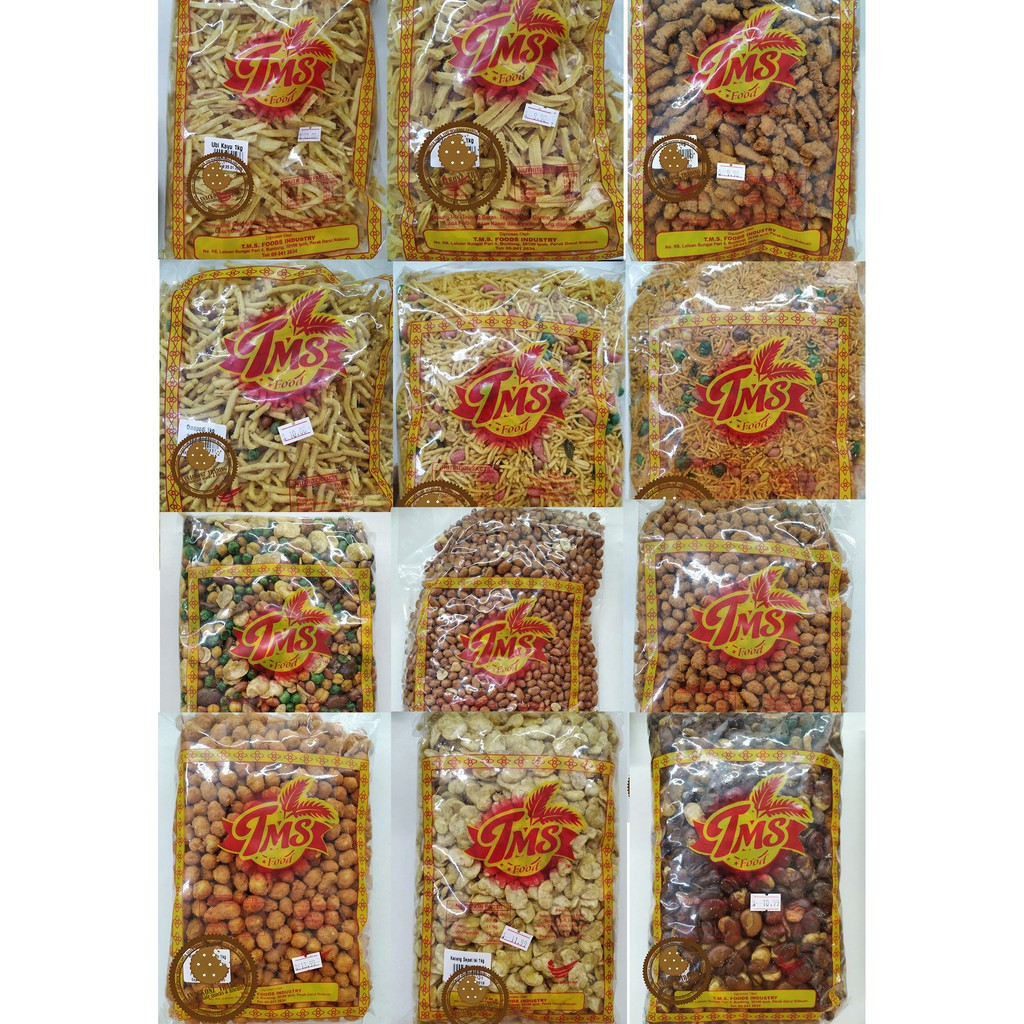 TMS Food Snacks nuts muruku 1kg pack | Shopee Malaysia