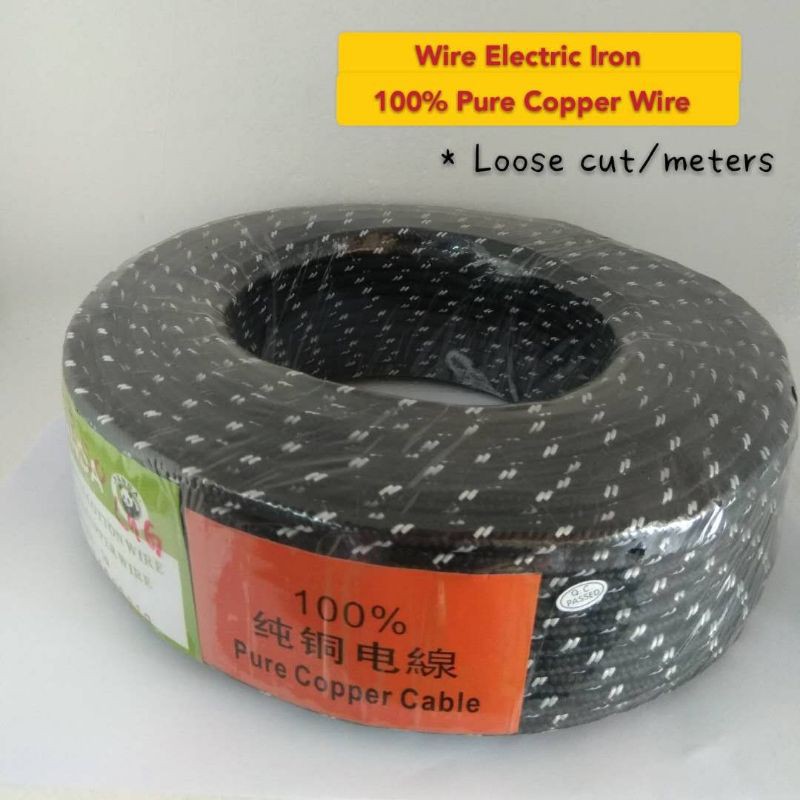 Wire Electric Iron 3core Cotton 100% Pure Copper Cable 2meter/ 3meter ...