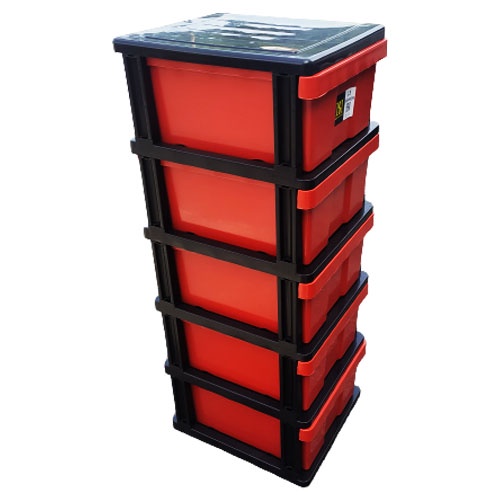 2,3,4,5 Tier Drawers Plastic Cabinet / Plastic Drawer / Storage Cabinet ...