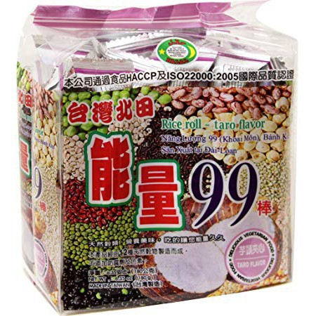 18 Packs All natural Pei Tien Energy 99 Sticks- Taro Yam Flavor 180g ...