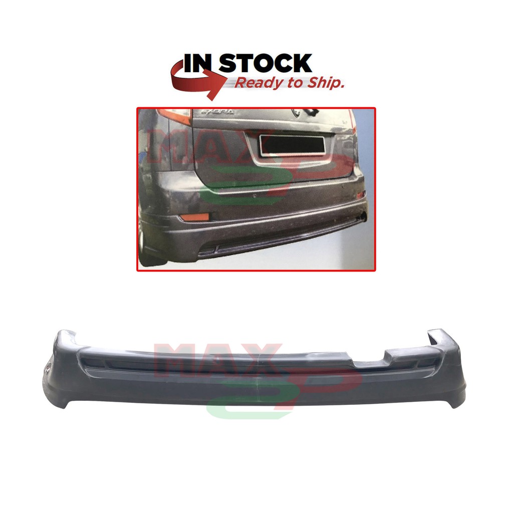 Proton Exora 2009-2011 MG Rear Back Bumper Skirt Skirting Lower Lip ...