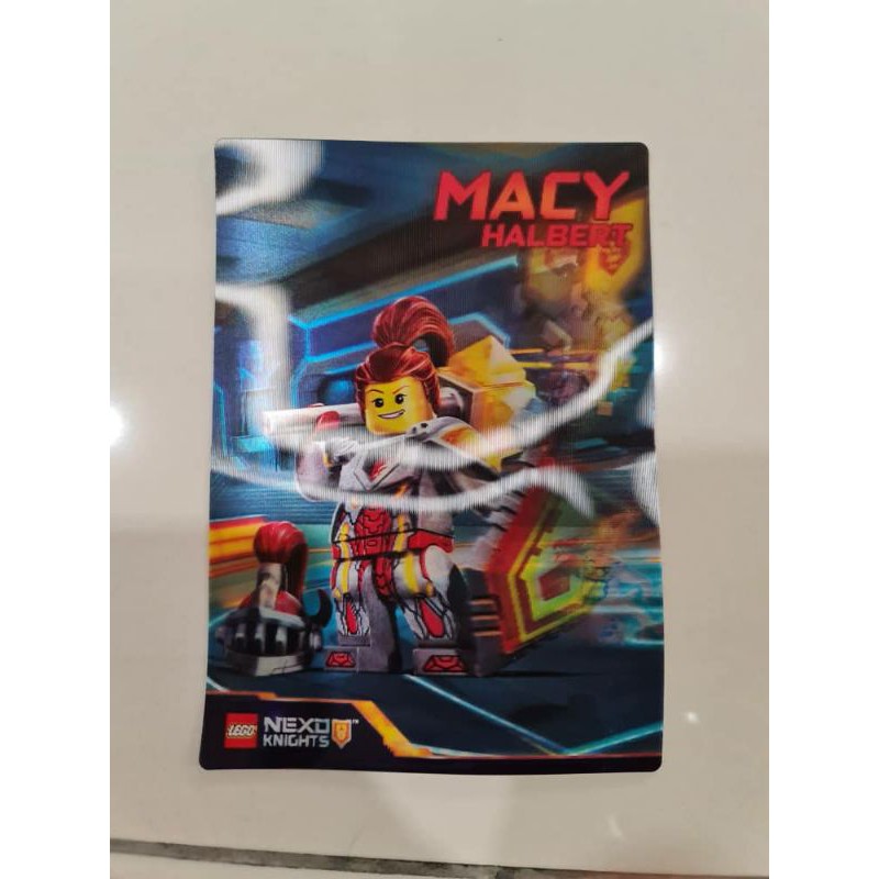LEGO NEXO KNIGHTS FLASH CARD - MACY HALBERT (NEW) | Shopee Malaysia