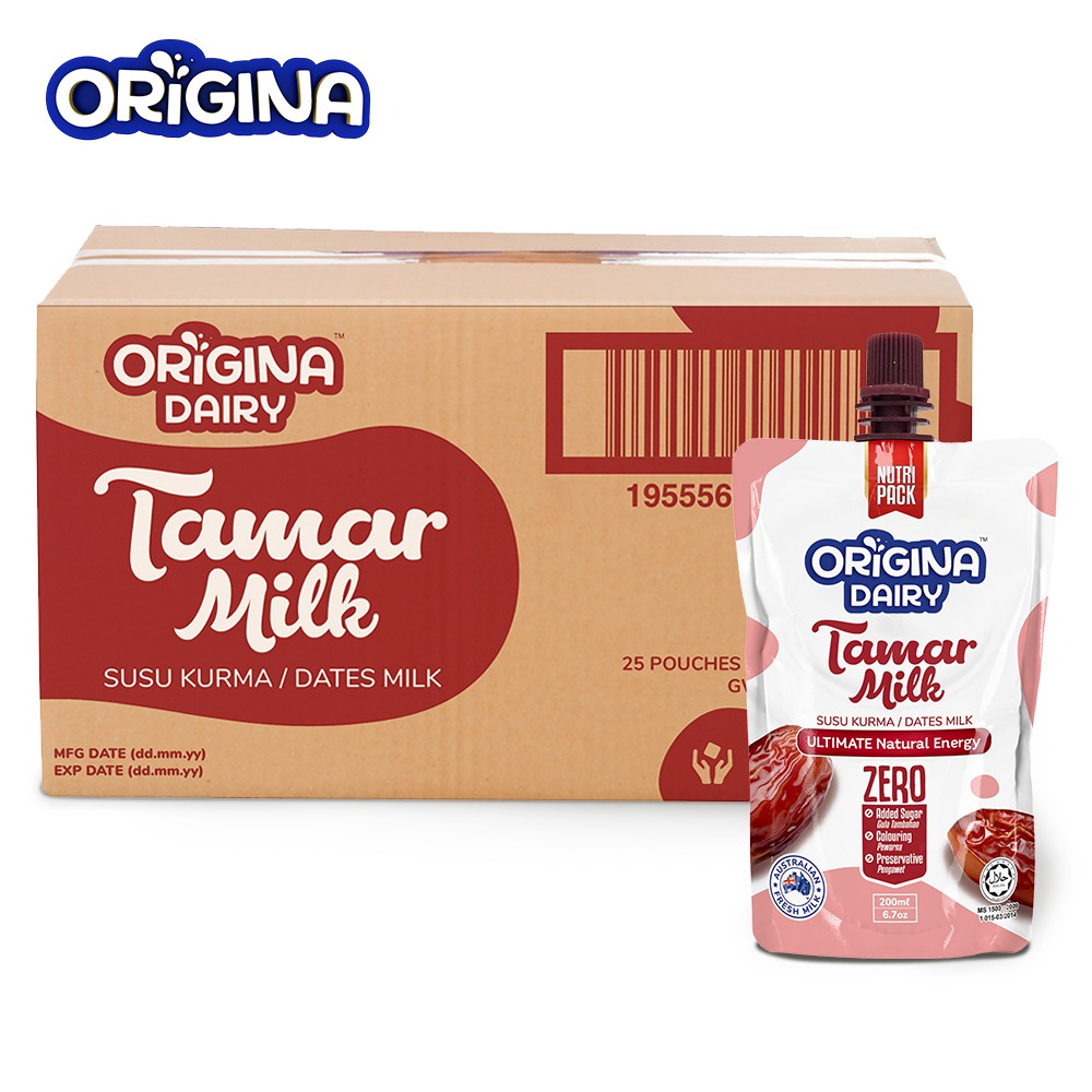 ORIGINA DAIRY TAMAR MILK 200ML PER CARTON (24PCS) | Shopee Malaysia