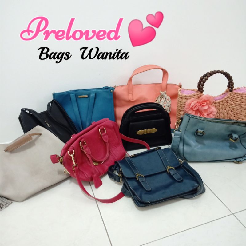 Preloved Handbags sling bags jelly bags floral bag Bags Wanita Bags ...