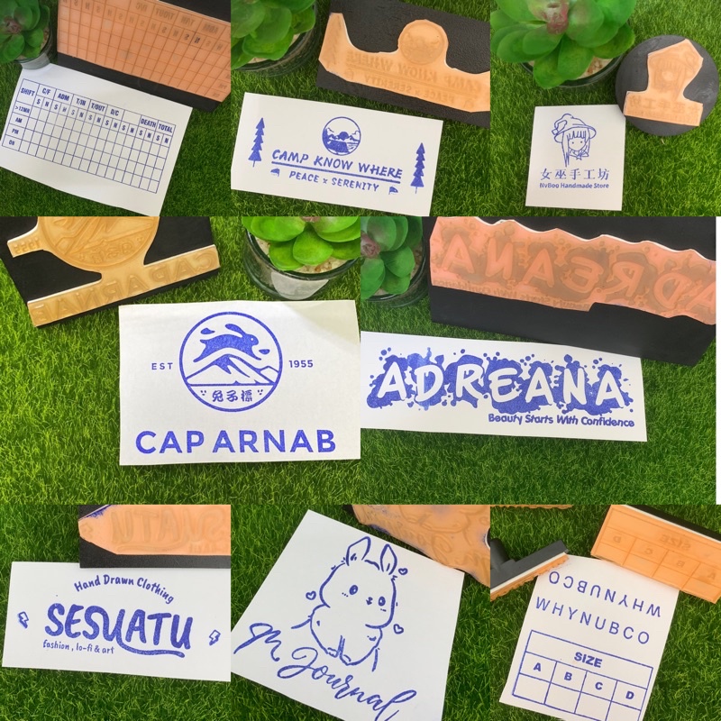 EXTRA Large Size Custom Made polymer Rubber stamp (fast shipping ...