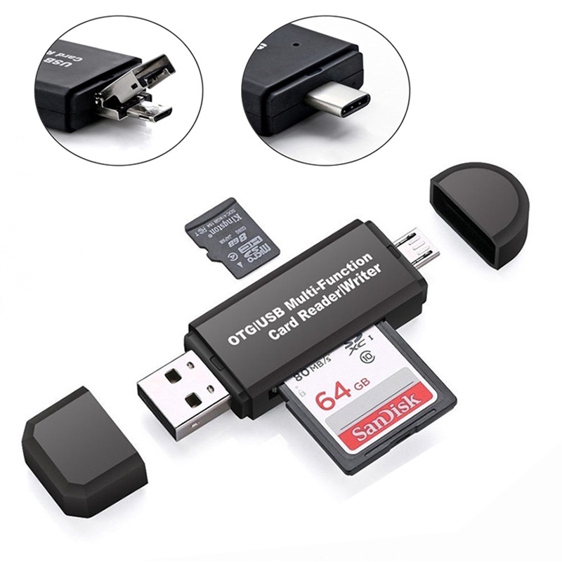 🔥Ready ALL IN ONE🔥Multifunctional OTG Card Reader USB Reader / Micro SD ...