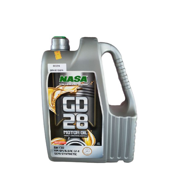 NASA - GD28 Semi Synthetic 5W 30 Engine Oil / Motor Oil (4L) | Shopee ...