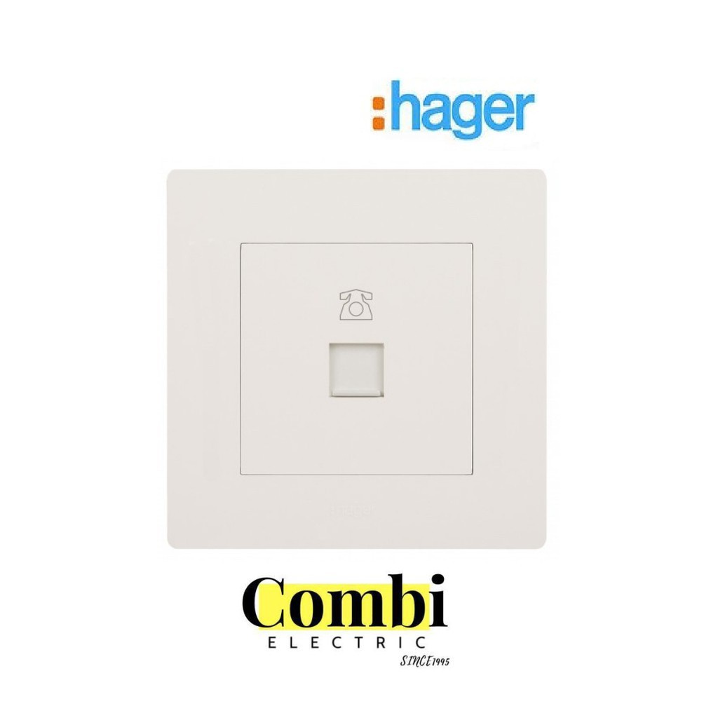 Hager Muse Switch / Socket / 20AX DP / 16AX 1G / 2G / 3G / 4G / TV ...