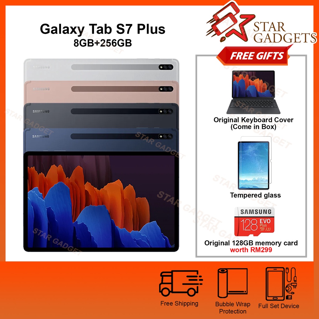 Samsung Galaxy Tab S7 Plus (SM-T970) WiFi Version | Original Malaysia ...