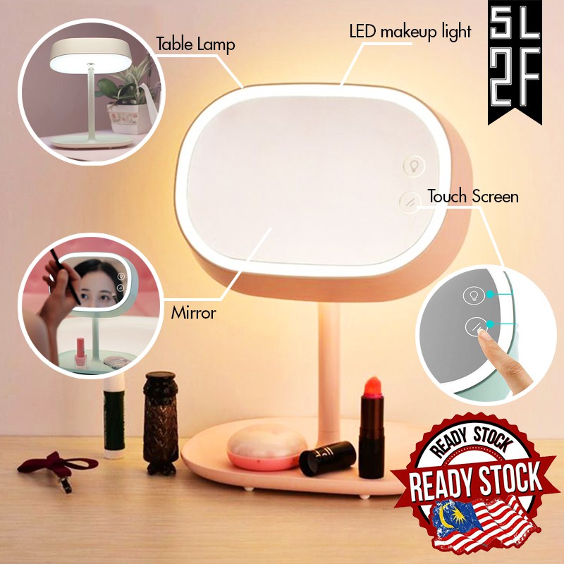 🔥Malaysia Ready Stock🔥MUID Designer Mirror chargeable lighting mirror ...