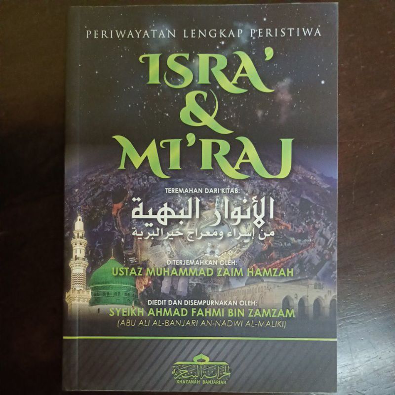 kitab isra' & mi'raj edisi rumi Sheikh Ahmad Fahmi bin Zam Zam | Shopee ...