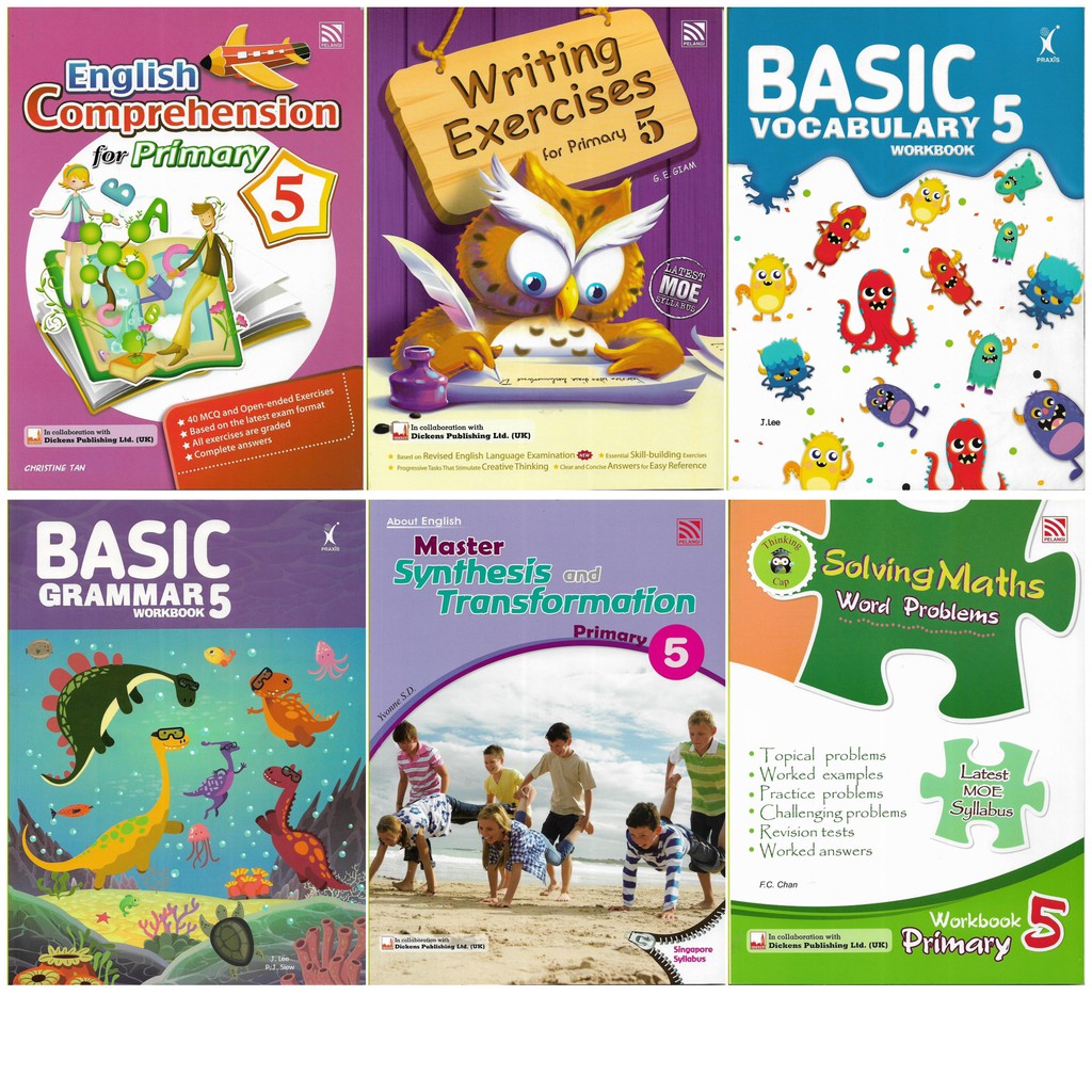 Primary 5 Moe Syllabus Comprehension Writing Vocabulary Grammar ...