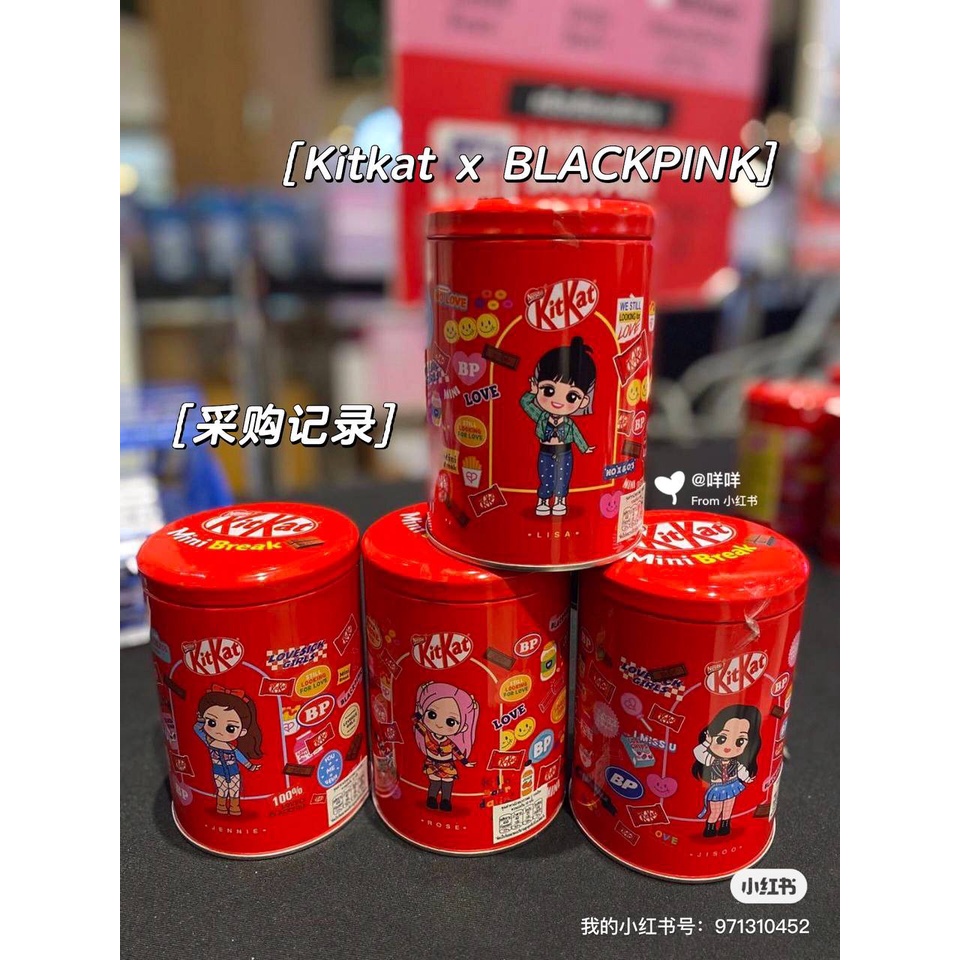 [ READY STOCK ] BLACKPINK X KITKAT THAILAND EXCLUSIVE LISA JENNIE ROSE ...