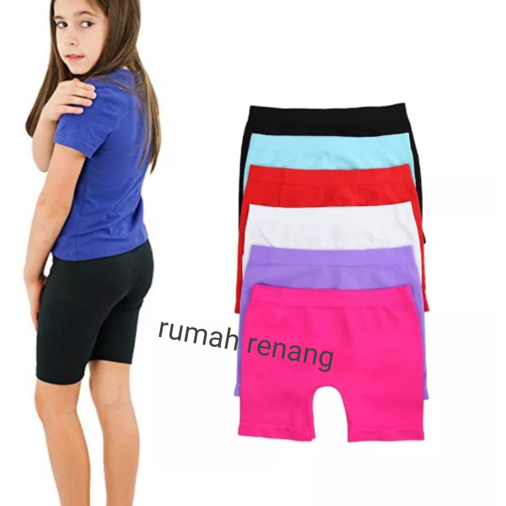 HITAM Inner Short Pants For Children Aged 3-10 Years/Plain Short Pants ...
