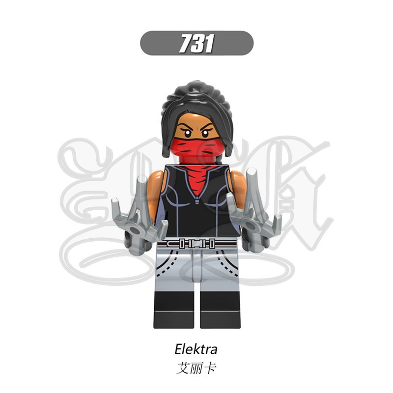 XINH MARVEL ELEKTRA (NETFLIX VERSION) MF X731 (LEGO COMPATIBLE ...