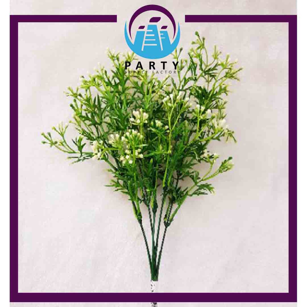 Artificial Twinkle Leaves 7 Small Bushes / Twinkles Daun 7 Tangkai ...