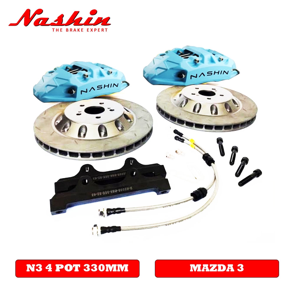 NASHIN N3 SERIES 4POT 330MM CALIPER KIT TOYOTA/PROTON/NISSAN/HONDA ...