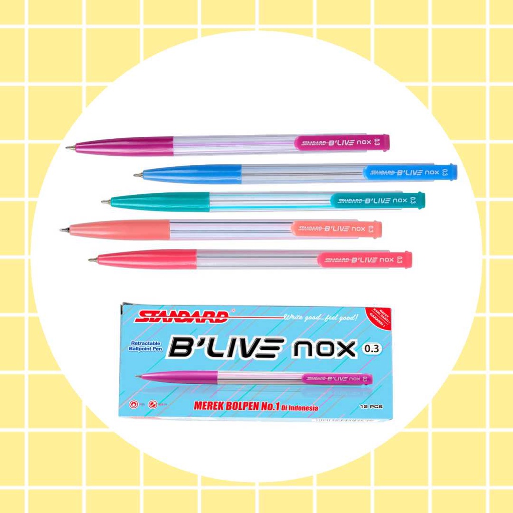Standard Pen - Blive Nox 0.3 (Pen, Pen, Ballpoint) | Shopee Malaysia