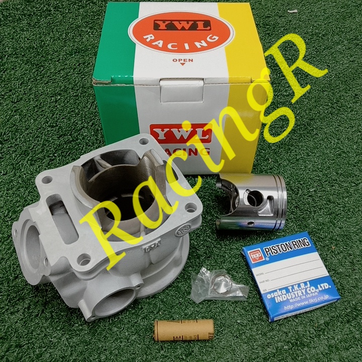 YAMAHA TZM RACING CYLINDER BLOCK SET YWL 59MM TAIWAN WITH TKRJ PISTON ...