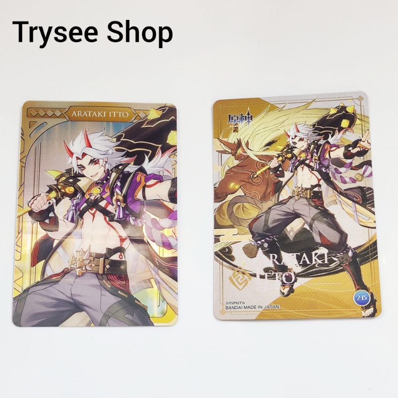 Genshin Impact Metal Card Collection Bandai Namco/Mihoyo Eula Shenhe ...