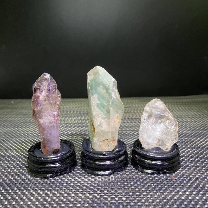 💯Natural crystal rough stone 🔮 Green Ghost 🔮 White Crystal 🔮 Amethyst ...
