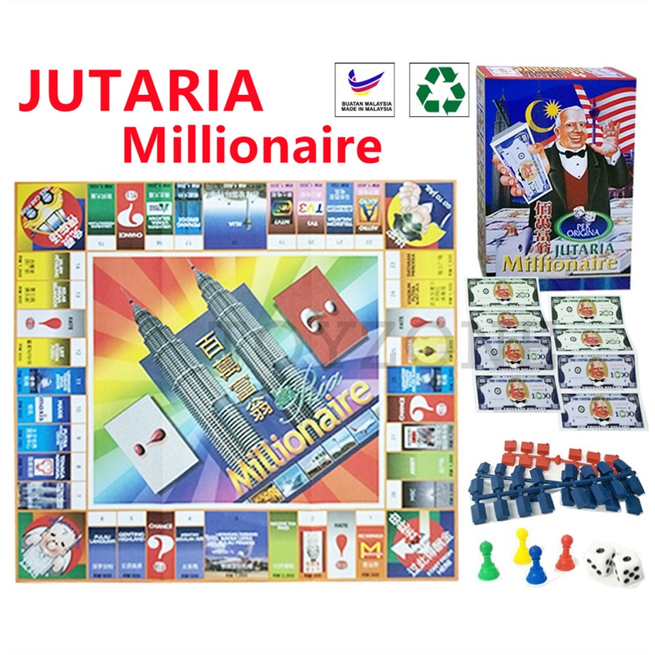 Permainan Jutaria Game Juta Ria Mainan Jutawan Mainan Kanak Kanak Mini ...