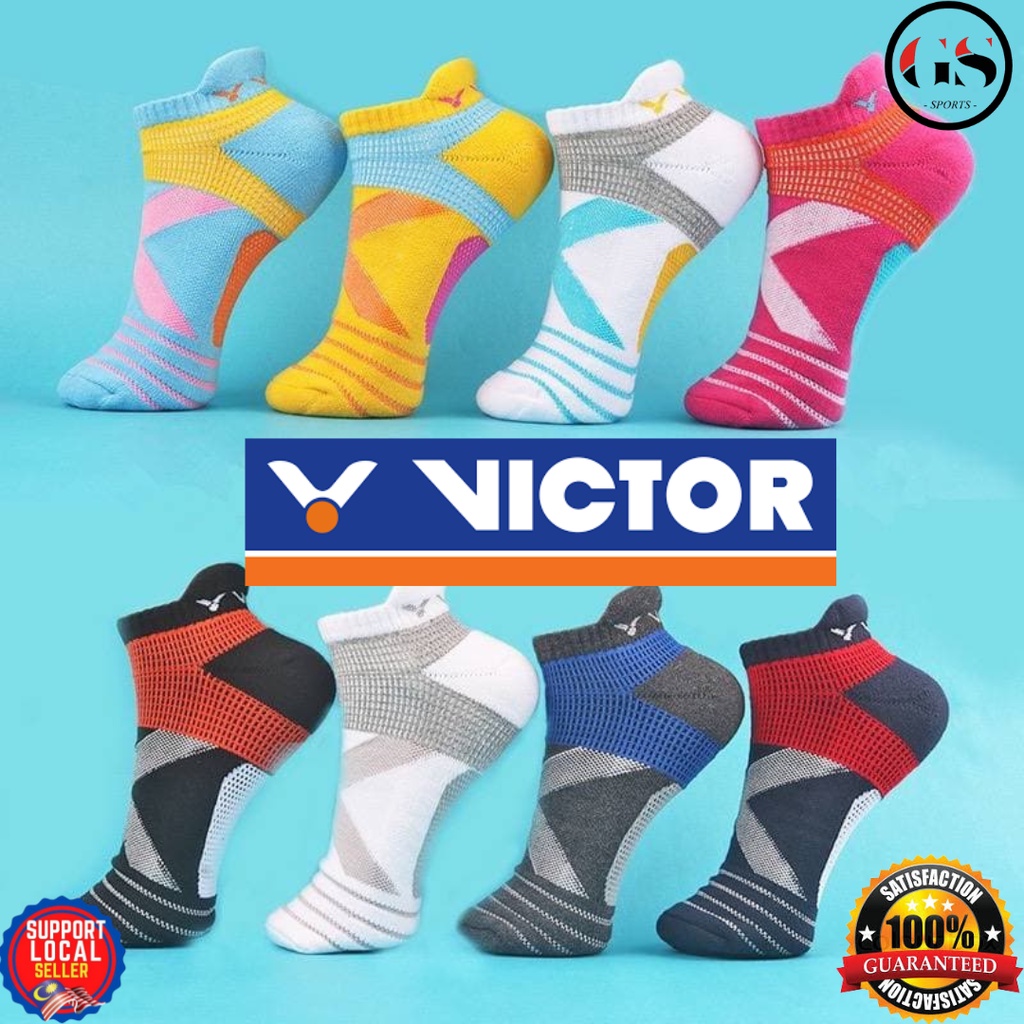 Victor Original Perfect Dry Badminton Sock Stockin Men Women Thicken ...