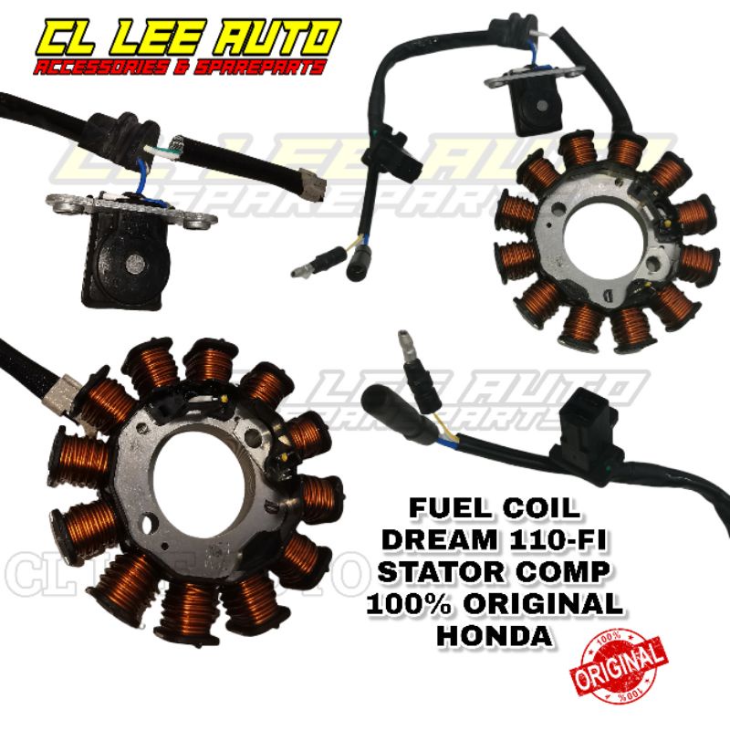 HONDA EX5 DREAM 110 Fi / DREAM 110 Fi FUEL COIL / STATOR COMP / MAGNET COIL 100% ORIGINAL HONDA ...