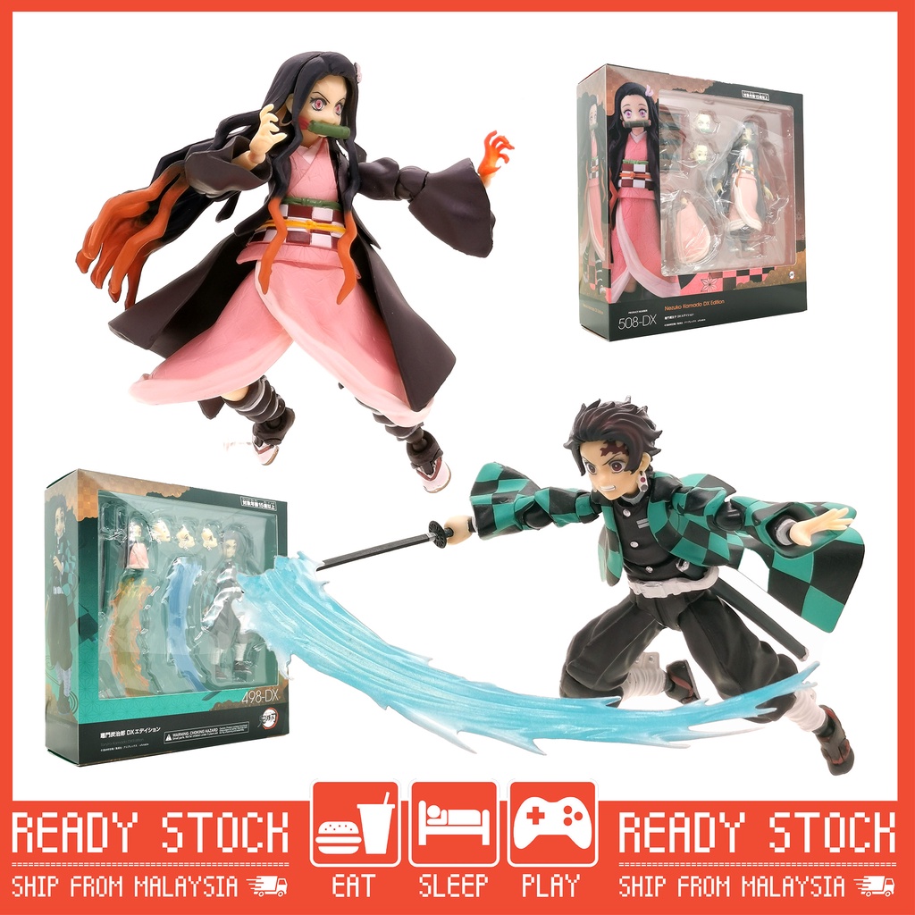Oem 15cm SHF Figma Demon Slayer Tanjiro Nezuko Kamado Action Figure ...