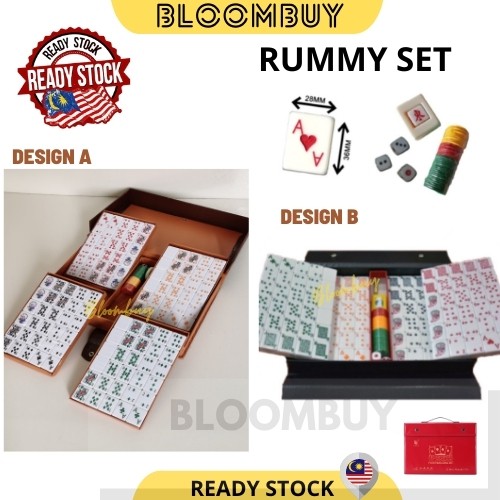 RUMMY /CINAMI / LAMI MAHJONG SET / MAHJONG SET | Shopee Malaysia