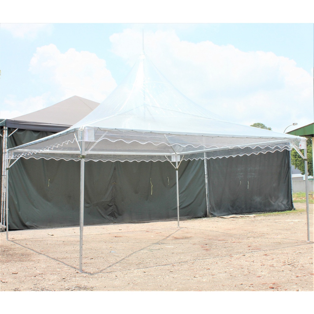 Full Set Siap Pos Khemah Arabian 20 x 20 PVC Tarpaulin Kanvas Korea ...