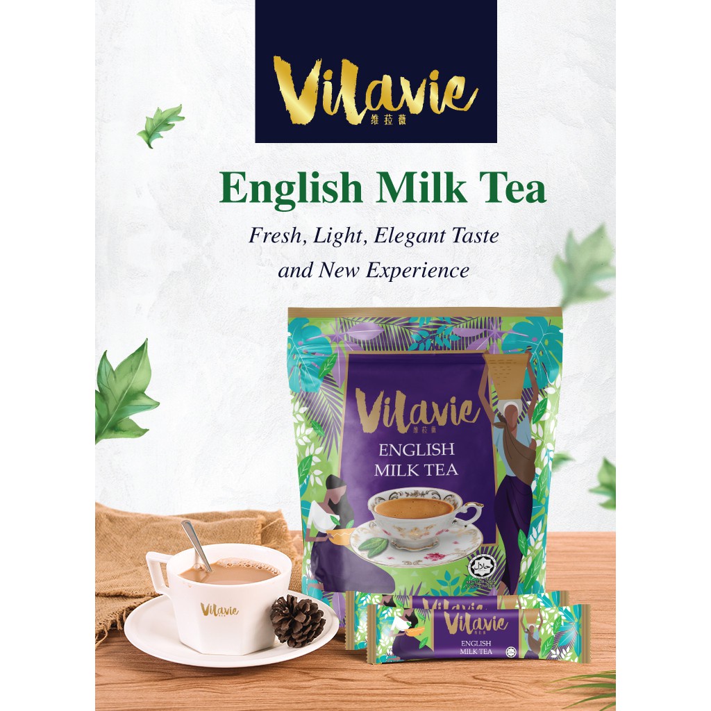 Vilavie English Milk Tea, 30g x 12's | Shopee Malaysia