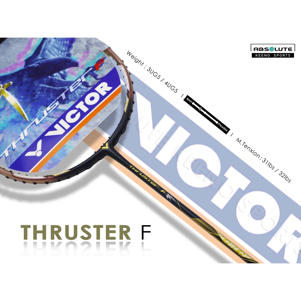 VICTOR Thruster F TKF Badminton Racket | Shopee Malaysia