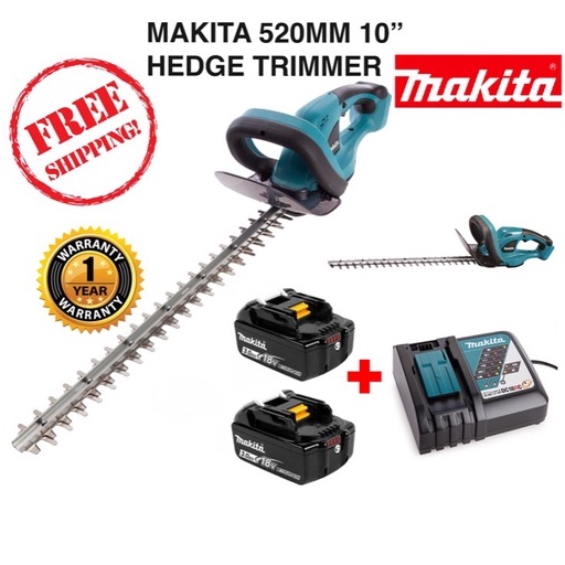 MAKITA DUH523Z/ DUH523RFE 20” (520MM) HEDGE TRIMMER -1 YEAR WARRANTY ...