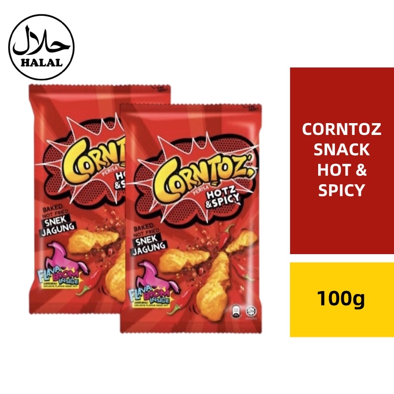 CORNTOZ SNACKS HOT &SPICY SNEK JAGONG[100g] | Shopee Malaysia