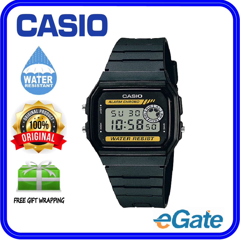 [100% Original] Casio F-94WA-9DG Men's Digital Multi-Function Watch F ...