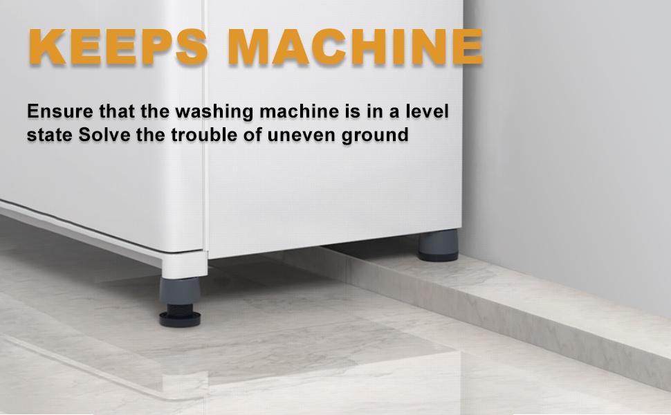 OATSBASF Washing Machine Heightening Pad Shockproof Non-slip Noise ...